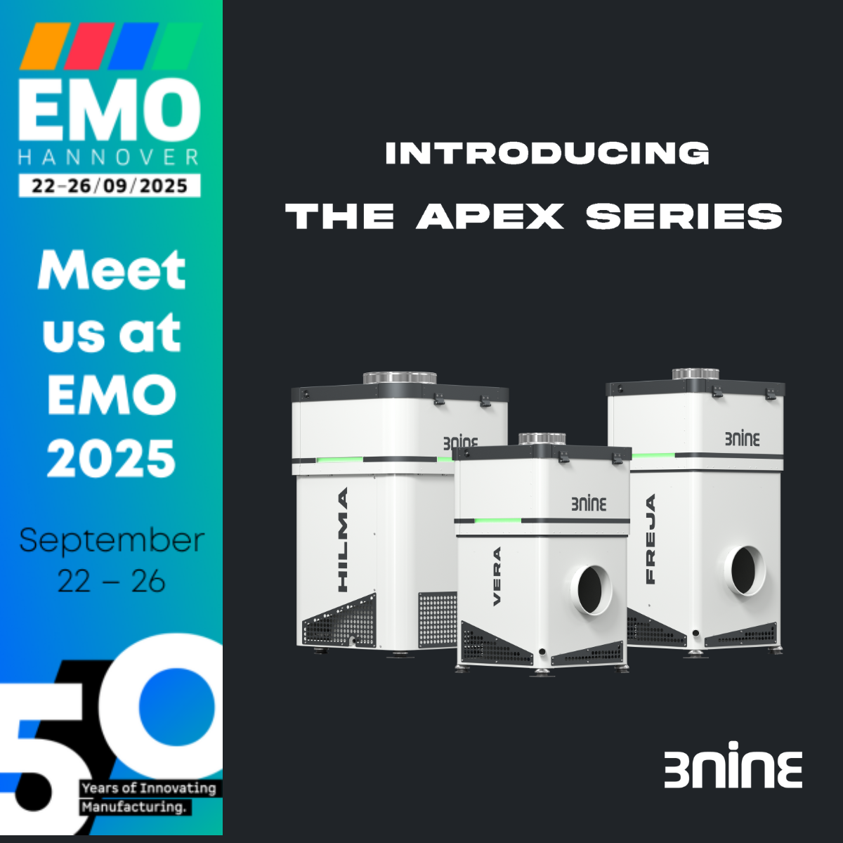 3nine at EMO Hannover 2025 – 3nine