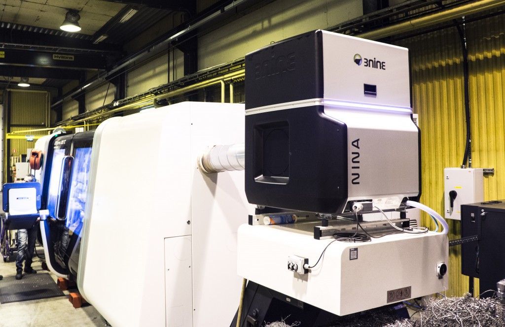 The 3nine Nina oil mist eliminator installed on a DMG Mori CTX gamma ...